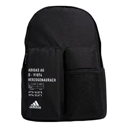 Adidas Classic 3d Pockets Backpack - Black
