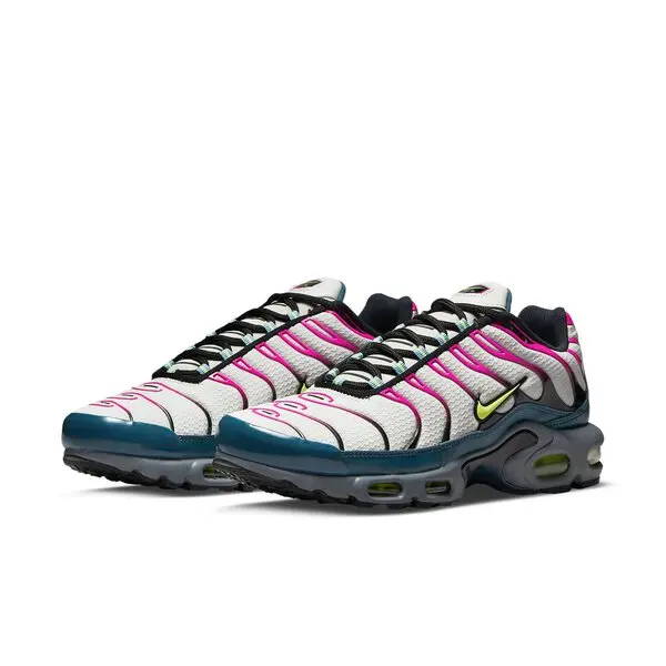 Nike Max Plus "light Bone Ash Green Pink Prime" Sneakers - Blue/white/red