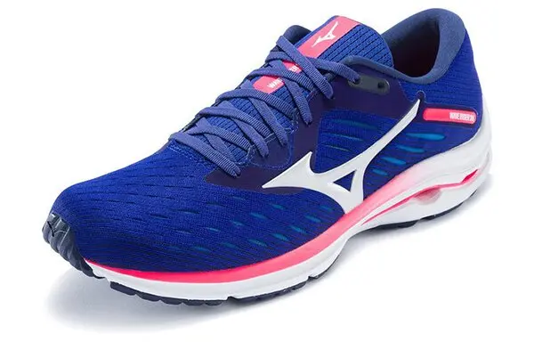 Mizuno Wave Rider 24 Athletic Sneakers - Blue/white