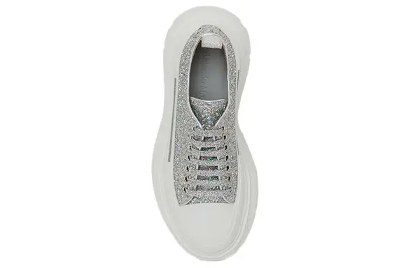 Alexander McQueen Tread Slick Glitter Low Top Sneakers