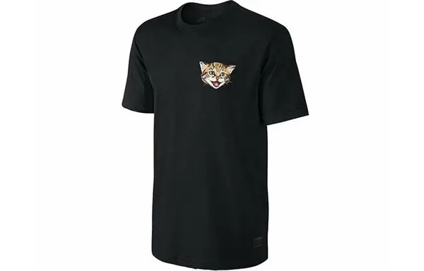 Nike Cat Scratch Short Sleeve T-shirt - Black
