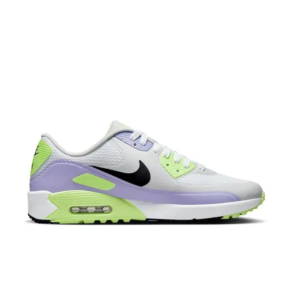 Nike Max 90 Golf Sneakers - Gray/purple/green