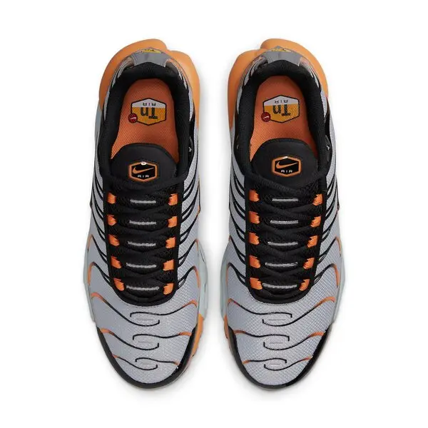 Nike Max Plus "wolf Grey Hot Curry" Sneakers - Grey/orange