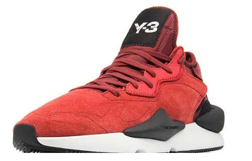 Adidas Y-3 Kaiwa High Top Sneakers - Black/red/white