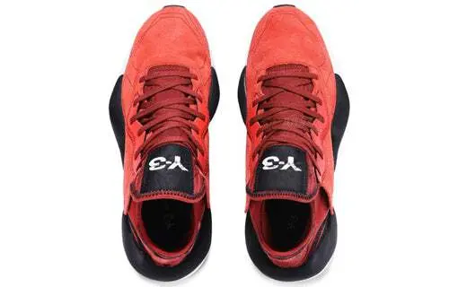 Adidas Y-3 Kaiwa High Top Sneakers - Black/red/white