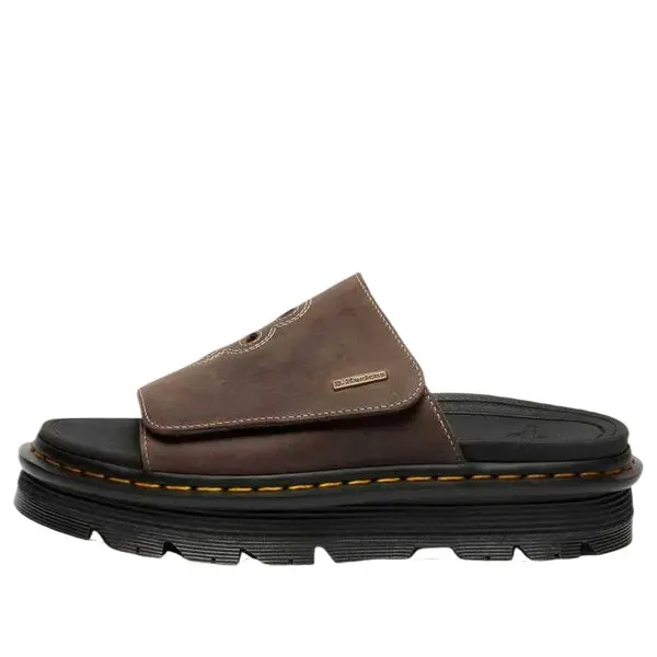 Dr. Martens Zebzag Flower Sandals - Dark Brown