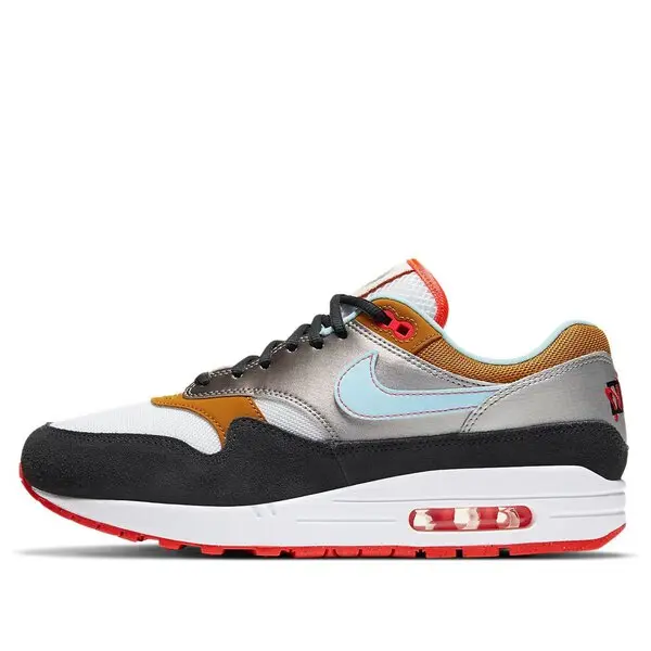 Nike Max 1 'graffiti' Sneakers - Black/blue/silver