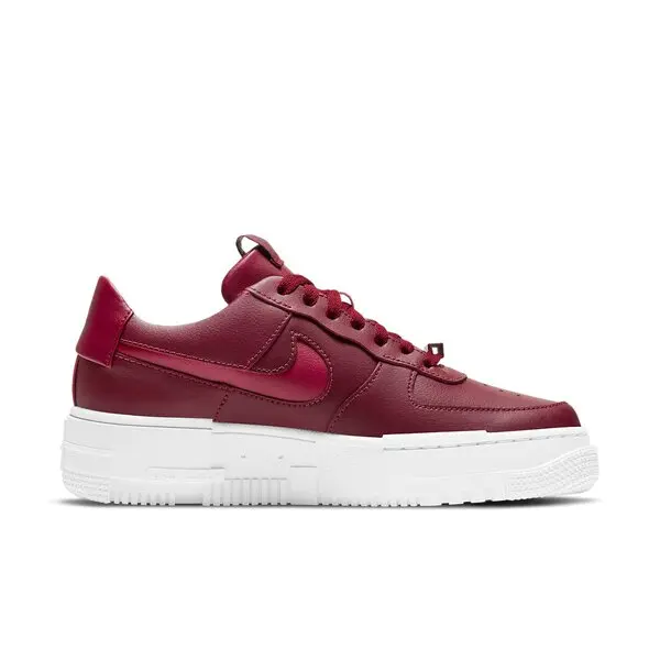 Nike Force 1 Pixel Team Red Sneakers
