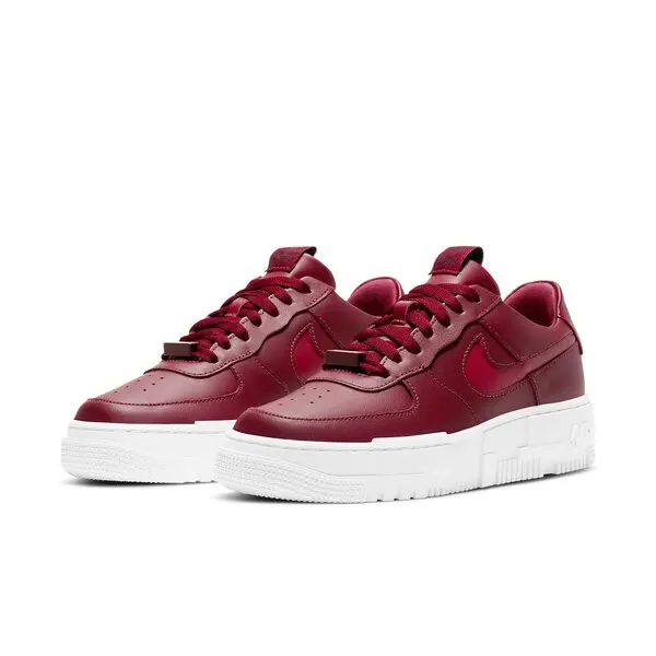 Nike Force 1 Pixel Team Red Sneakers