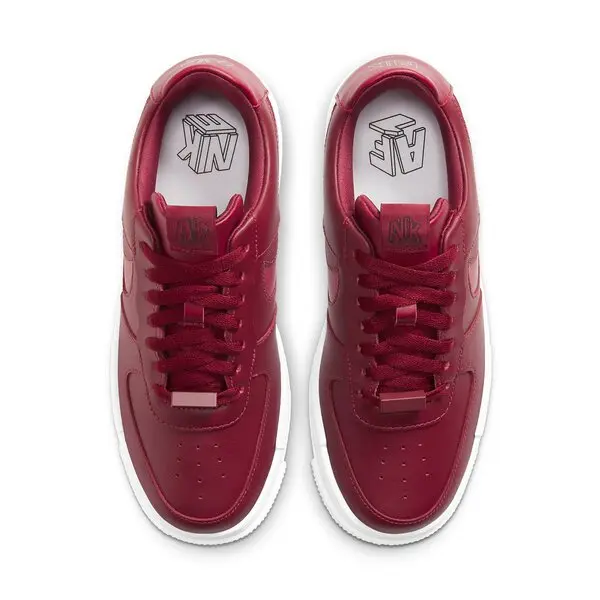 Nike Force 1 Pixel Team Red Sneakers
