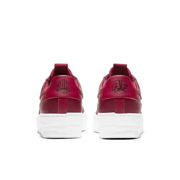 Nike Force 1 Pixel Team Red Sneakers