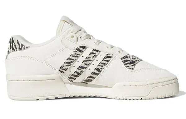 Adidas Rivalry Low "zebra Print - White