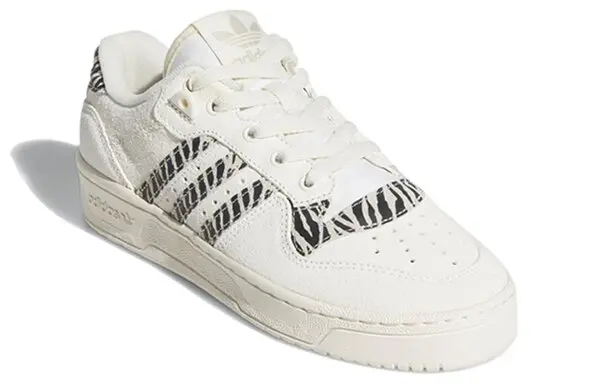 Adidas Rivalry Low "zebra Print - White