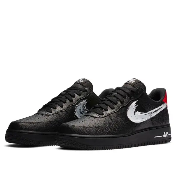 Nike Force 1 Low "brushstroke - Black