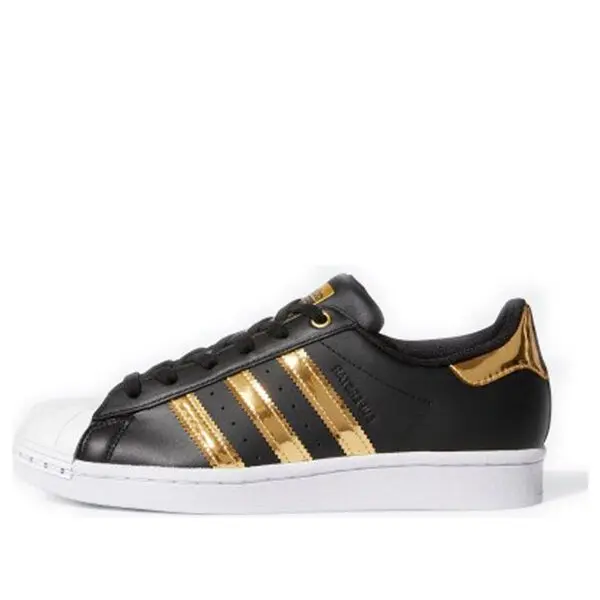 Adidas Originals Superstar Metal Toe Sneakers - Black/gold