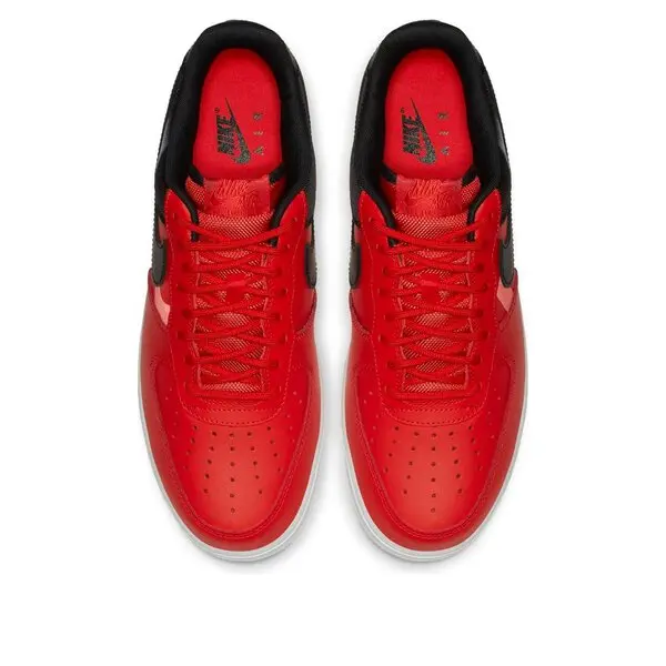 Nike Force 1 Low '07 Sneakers - Red/black