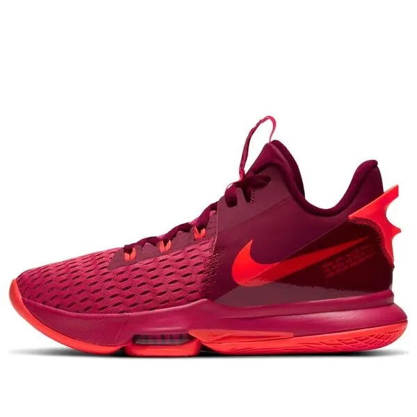 Nike Lebron Witness 5 Cq9380-600 Athletic Sneakers - Red