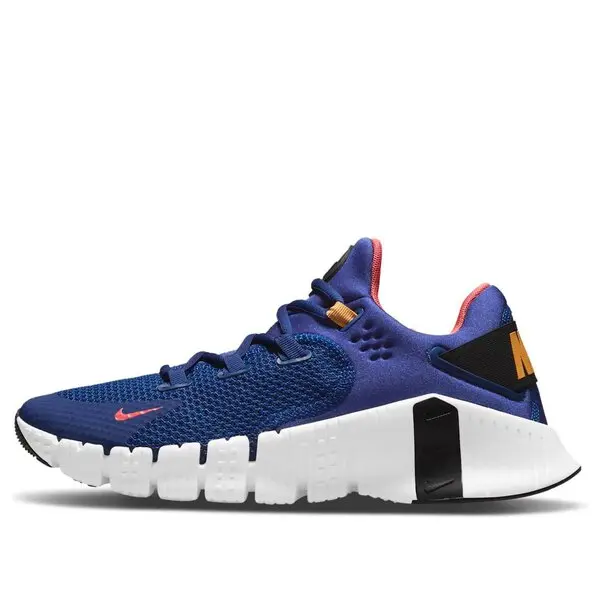 Nike Free Metcon 4 Training Sneakers - Blue/gold