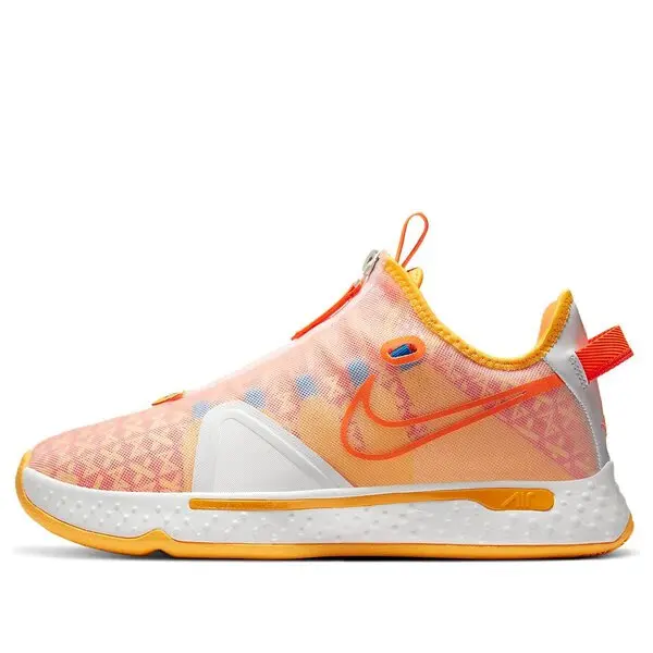 Nike Pg 4 'orange Gx' Sneakers - White/orange