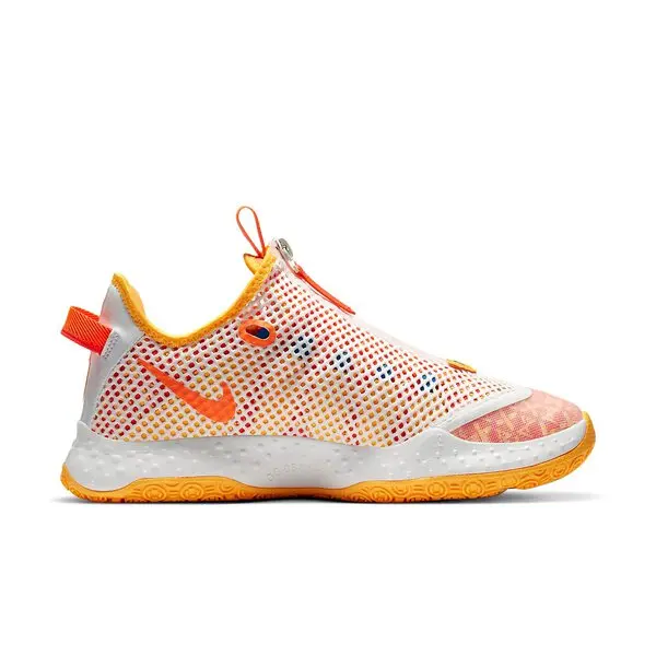 Nike Pg 4 'orange Gx' Sneakers - White/orange