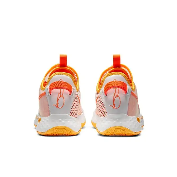 Nike Pg 4 'orange Gx' Sneakers - White/orange