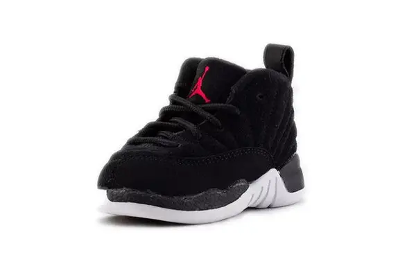 JORDAN Air 12 Retro "reverse Taxi" Low Top Sneakers - Black