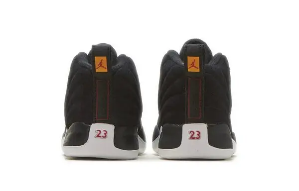 JORDAN Air 12 Retro "reverse Taxi" Low Top Sneakers - Black