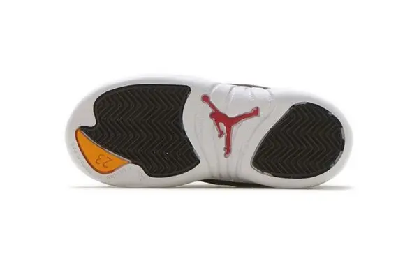 JORDAN Air 12 Retro "reverse Taxi" Low Top Sneakers - Black