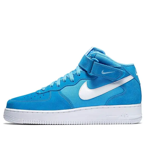 Nike Force 1 Mid '07 Sneakers - Blue/white