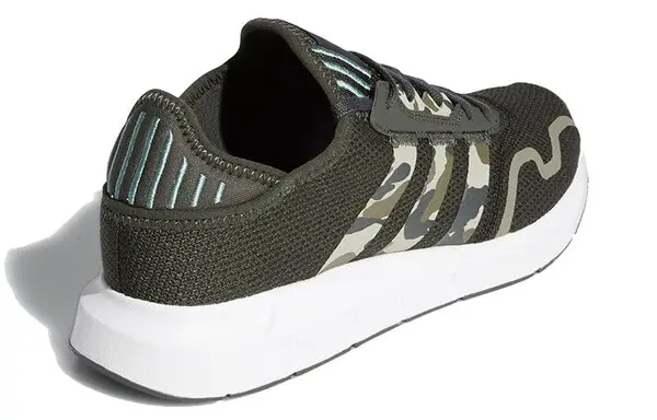 Adidas Swift Run X "camouflage Twist" Sneakers - Green