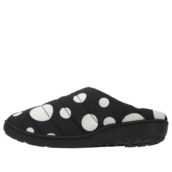SUBU Down Sandals "cream Snow Dot