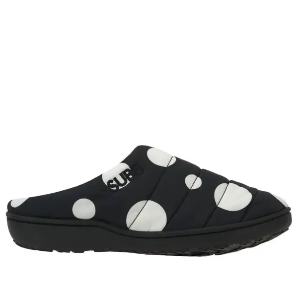 SUBU Down Sandals "cream Snow Dot
