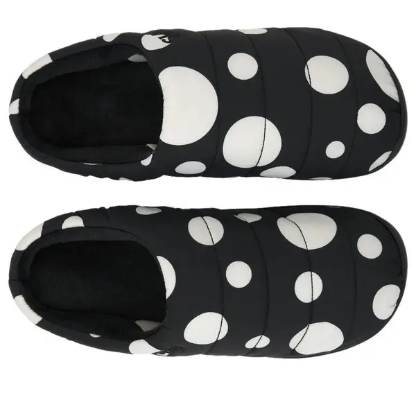 SUBU Down Sandals "cream Snow Dot