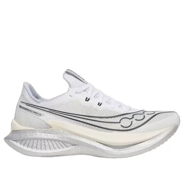 Saucony Endorphin Pro 5 Athletic Sneakers - White/black