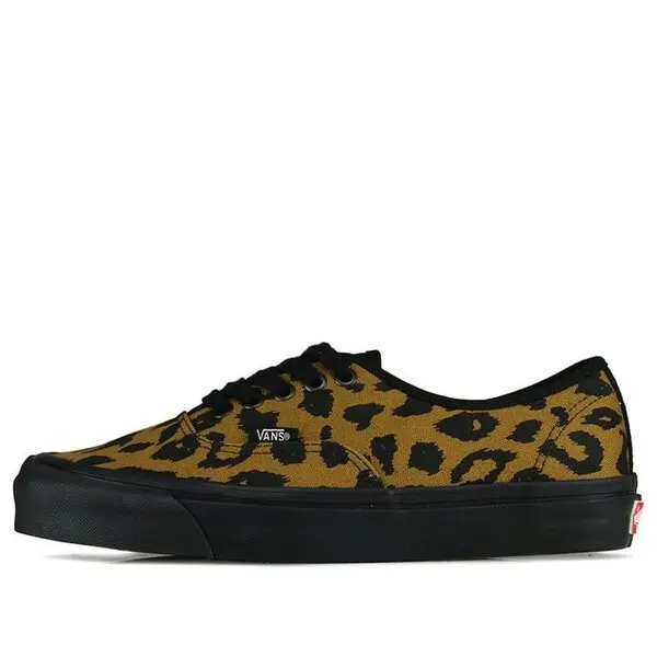 VANS Authentic Lx Canvas Suede Leopard Print - Leopardbrown