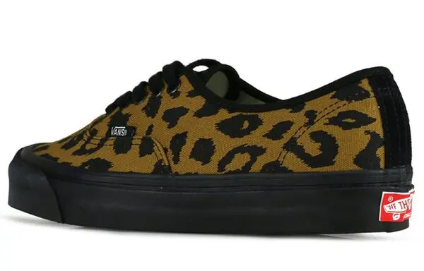 VANS Authentic Lx Canvas Suede Leopard Print - Leopardbrown