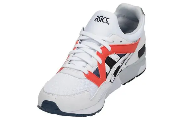 Asics Gel-lyte V Athletic Sneakers - White/orange
