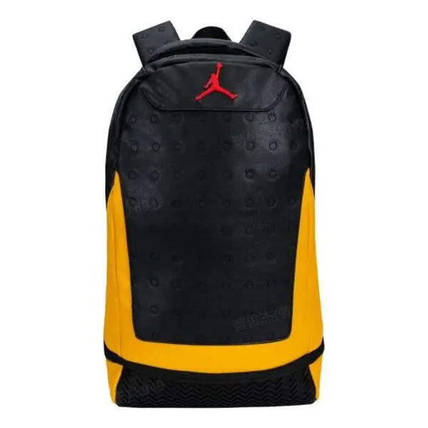 JORDAN Air Retro 13 Backpack - Black/yellow