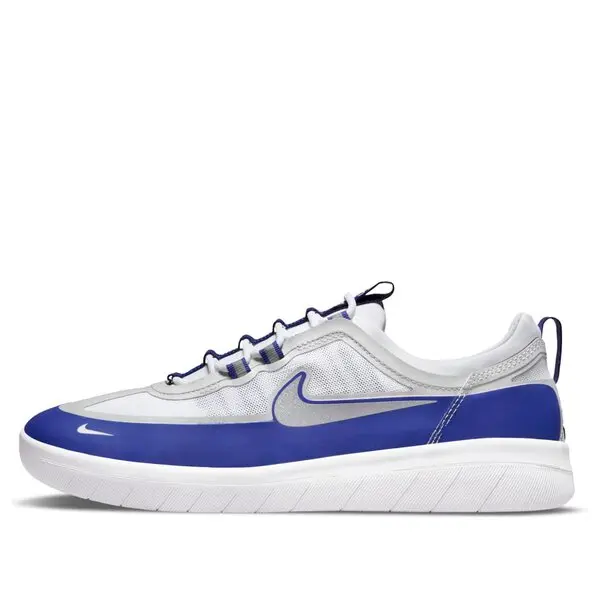Nike Nyjah Free 2 Sb Low Top Sneakers - White/blue