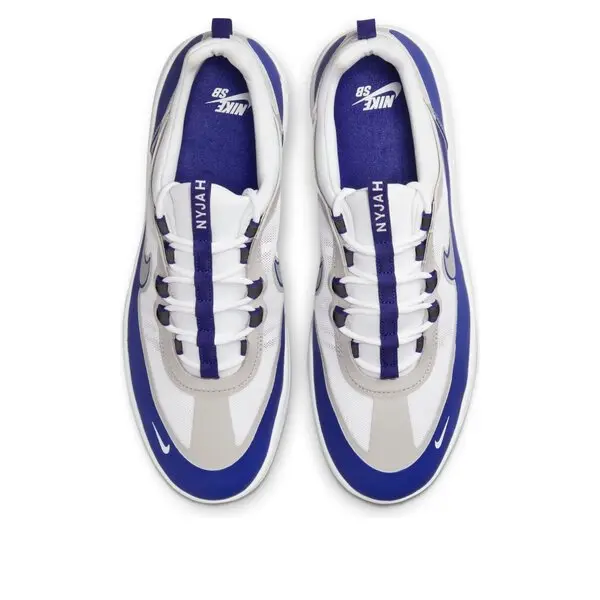 Nike Nyjah Free 2 Sb Low Top Sneakers - White/blue