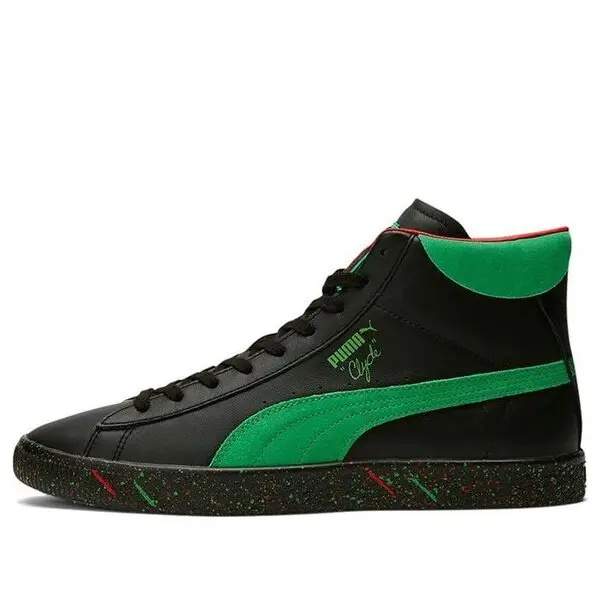 PUMA Elf X Clyde Mid "christmas Elf Costume" Sneakers - Black
