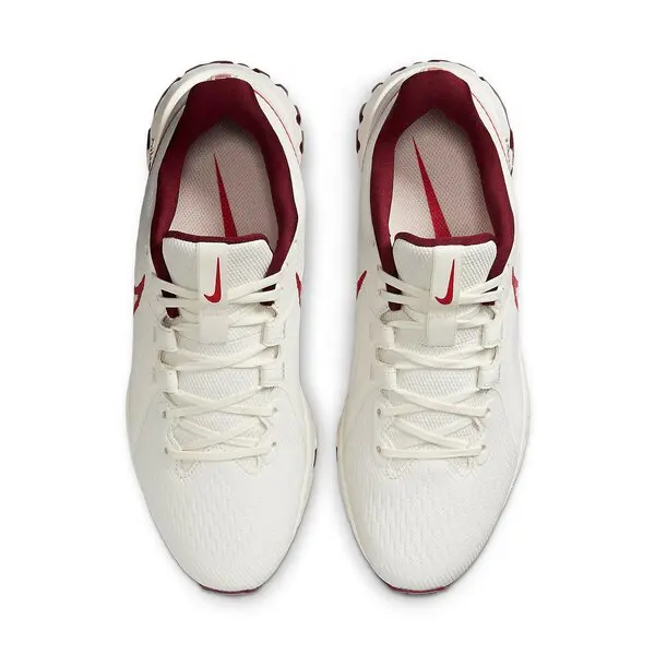 Nike React Infinity Pro Golf Shoes - Cream/red