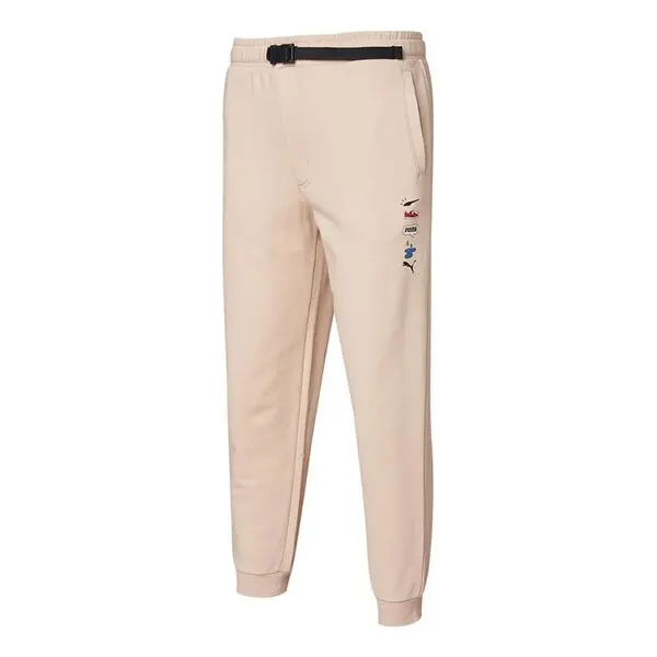 PUMA Akareness Pants 'beige Black - Beige/black
