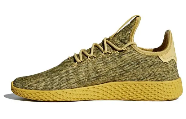 Adidas Pharrell X Tennis Hu 'dip-dyed' Sneakers - Yellow