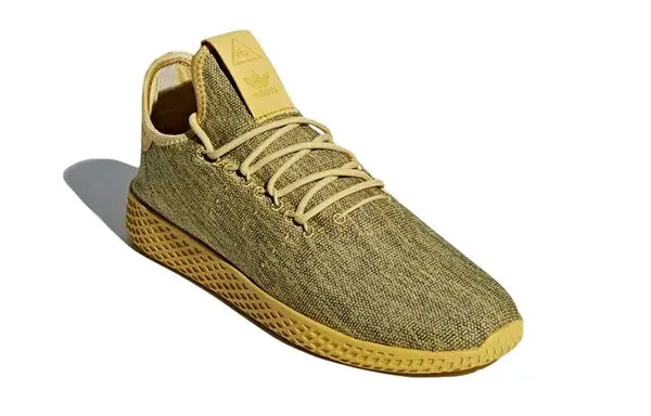 Adidas Pharrell X Tennis Hu 'dip-dyed' Sneakers - Yellow