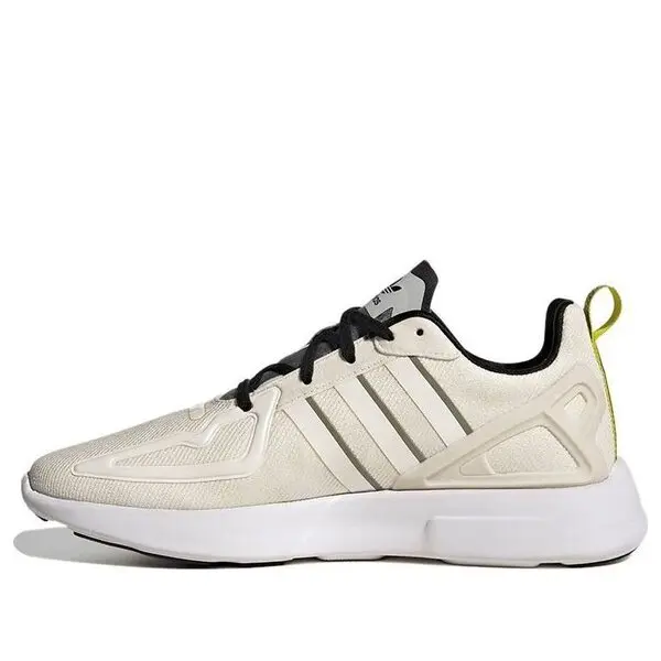 Adidas Zx 2k Flux Feather Grey Athletic Sneakers - White