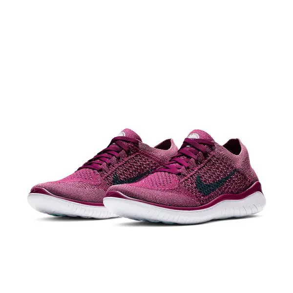 Nike Free Rn Flyknit 2018 Athletic Sneakers - Red/white