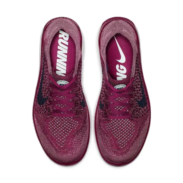 Nike Free Rn Flyknit 2018 Athletic Sneakers - Red/white