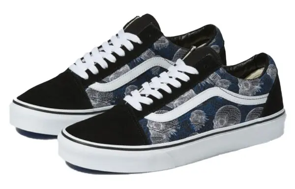 VANS Old Skool "wireframe Skulls" Low Top Sneakers