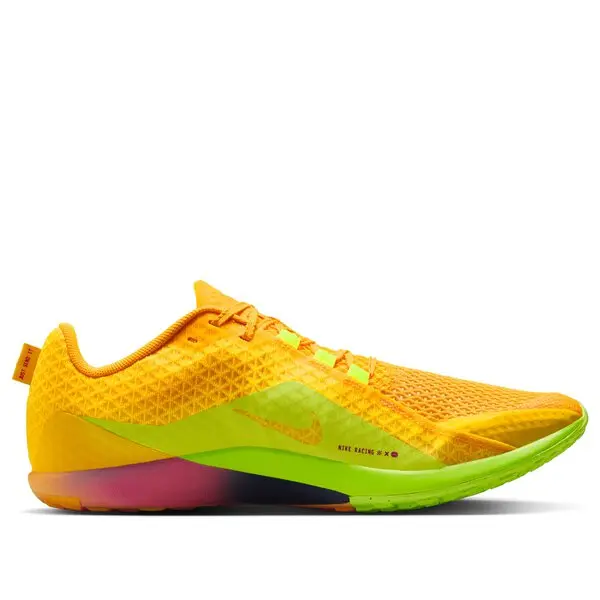 Nike Zoom Rival Waffle Athletic Sneakers - Citron Pulse/blue Void/hyper Violet